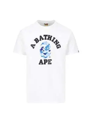 A BATHING APE Graphic Logo T-shirt - White