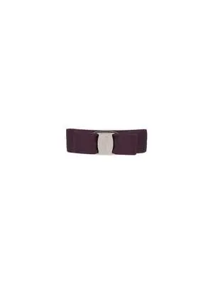 FERRAGAMO Mixed-material Wrap Bracelet With Brass Accents - Brown