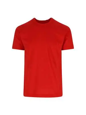 Comme Des Garçons Short Sleeve Crewneck T-shirt - Red