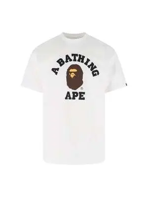 A BATHING APE Graphic Logo Short-sleeve T-shirt - White