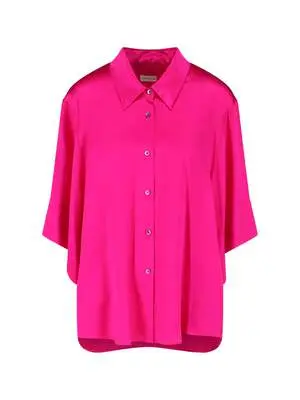 Dries Van Noten Light & Natural 100% Silk Shirt - Pink