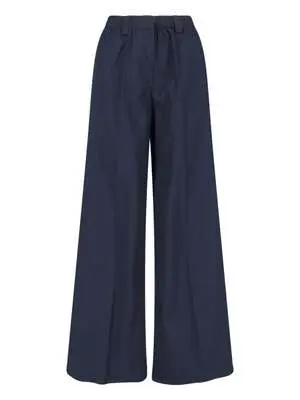 Aspesi Cotton-blend Trousers With Stretch - Blue
