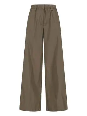 Aspesi Cotton-blend Stretch Trousers - Green