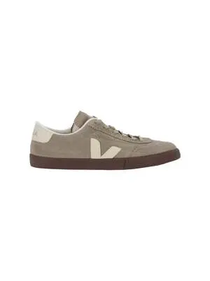 VEJA Suede Lace-up Sneakers - Beige