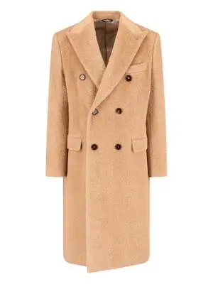 Dolce & Gabbana Double-breasted Overcoat - Beige