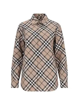 Burberry Plaid Button-up Shirt