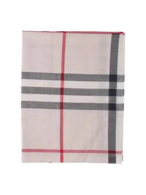 Burberry Wool & Mulberry Silk Scarf - Grey