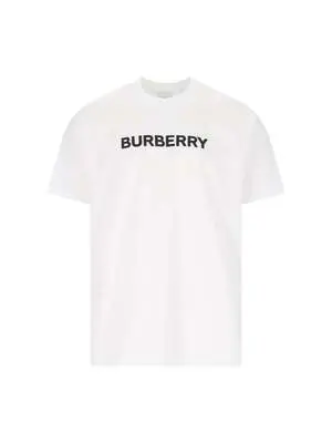 Burberry Logo Graphic T-shirt - White