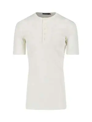 Dolce & Gabbana Lightweight 100% Cotton T-shirt - White