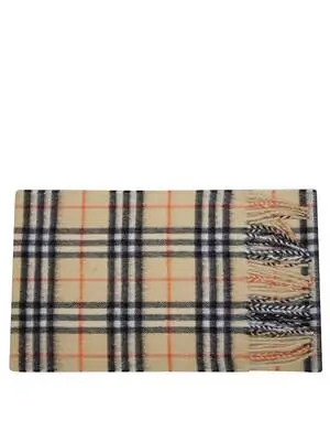 Burberry Vintage Check Cashmere Scarf - Beige