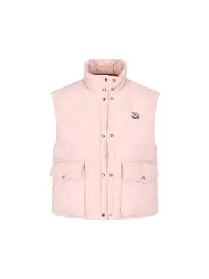 Moncler Quilted Polyamide Vest - Pink