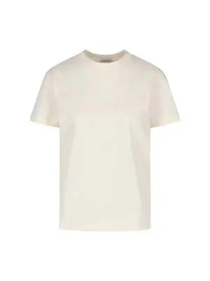 Moncler Lightweight 100% Cotton Polo Shirt - White