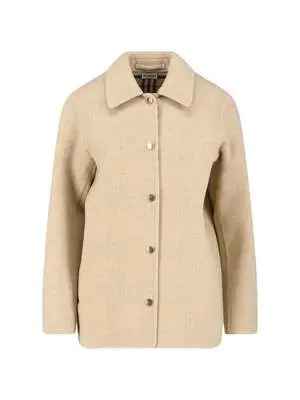 Burberry Virgin Wool Jacket - Beige