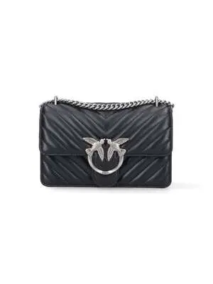 Pinko Premium Mini Leather Crossbody Bag