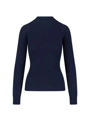 Moncler Ribbed Mock Neck Sweater
