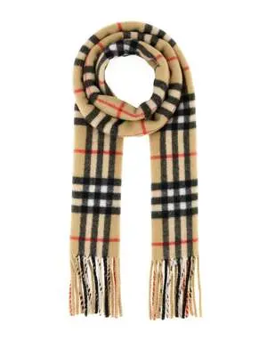 Burberry 100% Cashmere Scarf - Beige