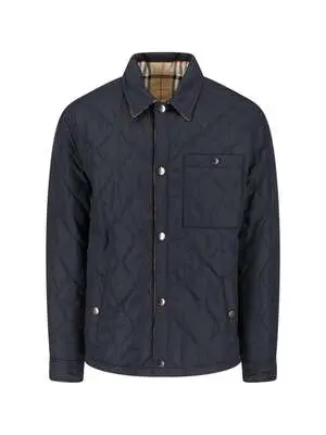 Burberry Polyamide Jacket With Clean, Modern Finish - Black
