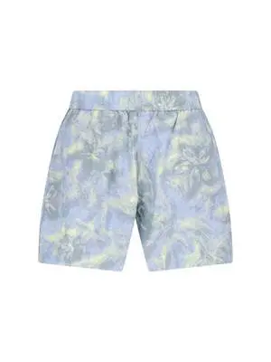 Maison Kitsuné Sea-inspired Polyester Shorts