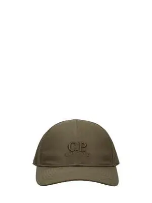 C.P. COMPANY Baseball Cap With Embroidered Logo - Green
