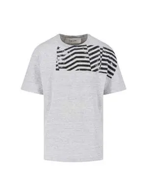 GOLDEN GOOSE 100% Cotton T-shirt - Grey
