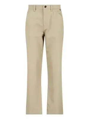 Burberry Cotton Trousers - Beige