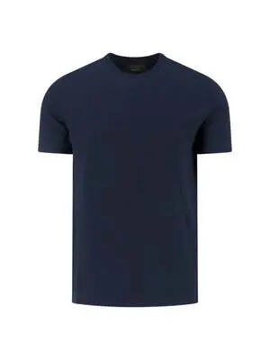 ZANONE 100% Cotton Polo Shirt - Blue