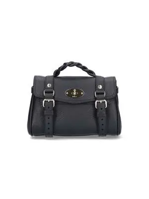 Mulberry Bovine Leather Shoulder Bag - Black