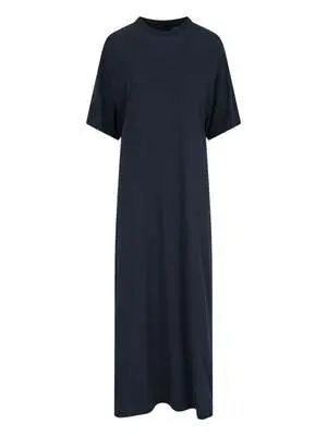 Balenciaga 100% Cotton Maxi Dress - Black