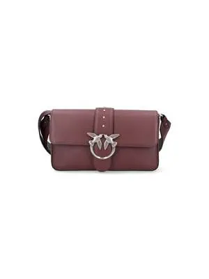 Pinko Bright 100% Leather Mini Bag For - Red