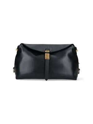 Pinko Quilted Leather Shoulder Bag With Chain Strap - Black