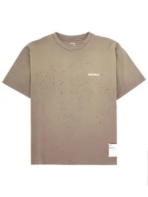 Satisfy Classic Logo T-shirt Ss26 - Beige