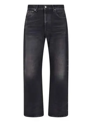 HAIKURE Relaxed Straight-leg Jeans - Black