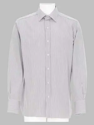 TOM FORD 100% Cotton Button-down Shirt - White
