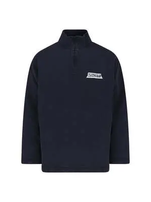 Balenciaga Cotton Half-zip Sweatshirt