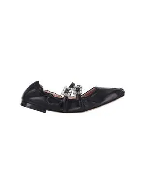 Crystal Buckle Flats