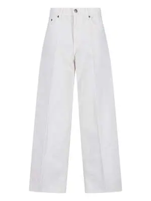 HAIKURE 100% Cotton Denim Jeans - White