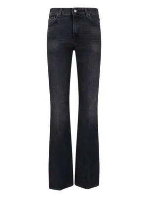 HAIKURE 100% Cotton Denim Jeans - Black