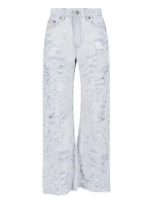 HAIKURE 100% Cotton Denim Jeans - Light Blue