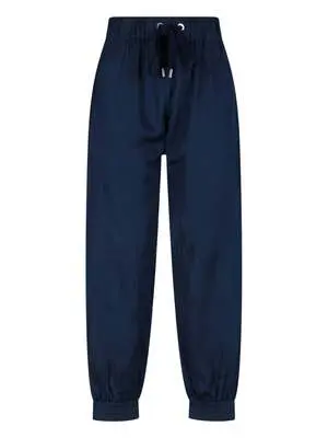 SA SU PHI Silk-viscose Trousers For - Blue