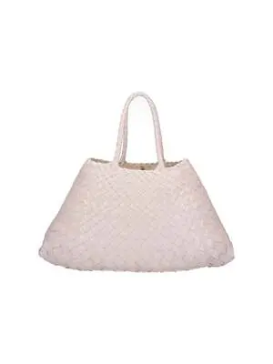 Dragon Diffusion Dragon-detail 100% Leather Shoulder Bag - Cream