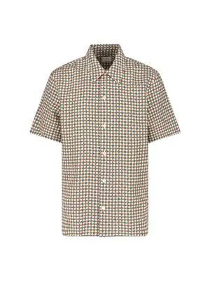 Paul Smith Printed Short-sleeve Button-up Shirt - Multicolour