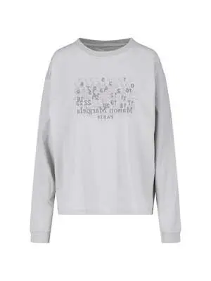 MAISON MARGIELA 100% Cotton T-shirt For - Grey
