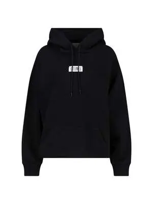 MAISON MARGIELA Cotton Logo Patch Hoodie