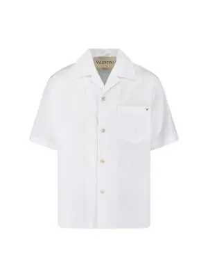 Valentino Garavani Lightweight 100% Cotton Shirt - White