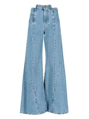 MAISON MARGIELA 100% Cotton Jeans - Blue