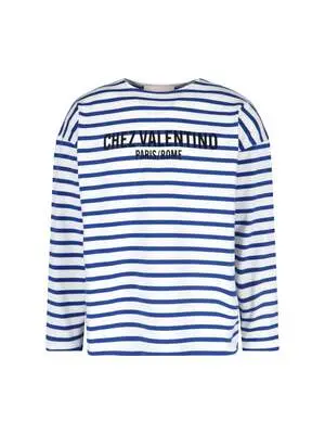 Valentino Garavani S 100% Cotton T-shirt - Blue