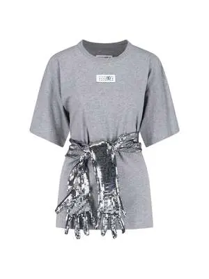 MAISON MARGIELA Metallic-trim Cotton Jersey T-shirt