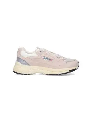 AUTRY Leather Sneakers With Towel Lining - White