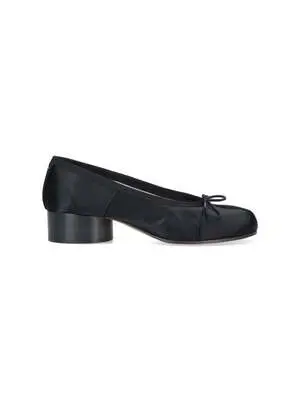 MAISON MARGIELA Satin Bow Block Heel Pumps