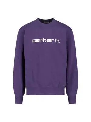 Carhartt Work In Progress Logo Crewneck Sweatshirt